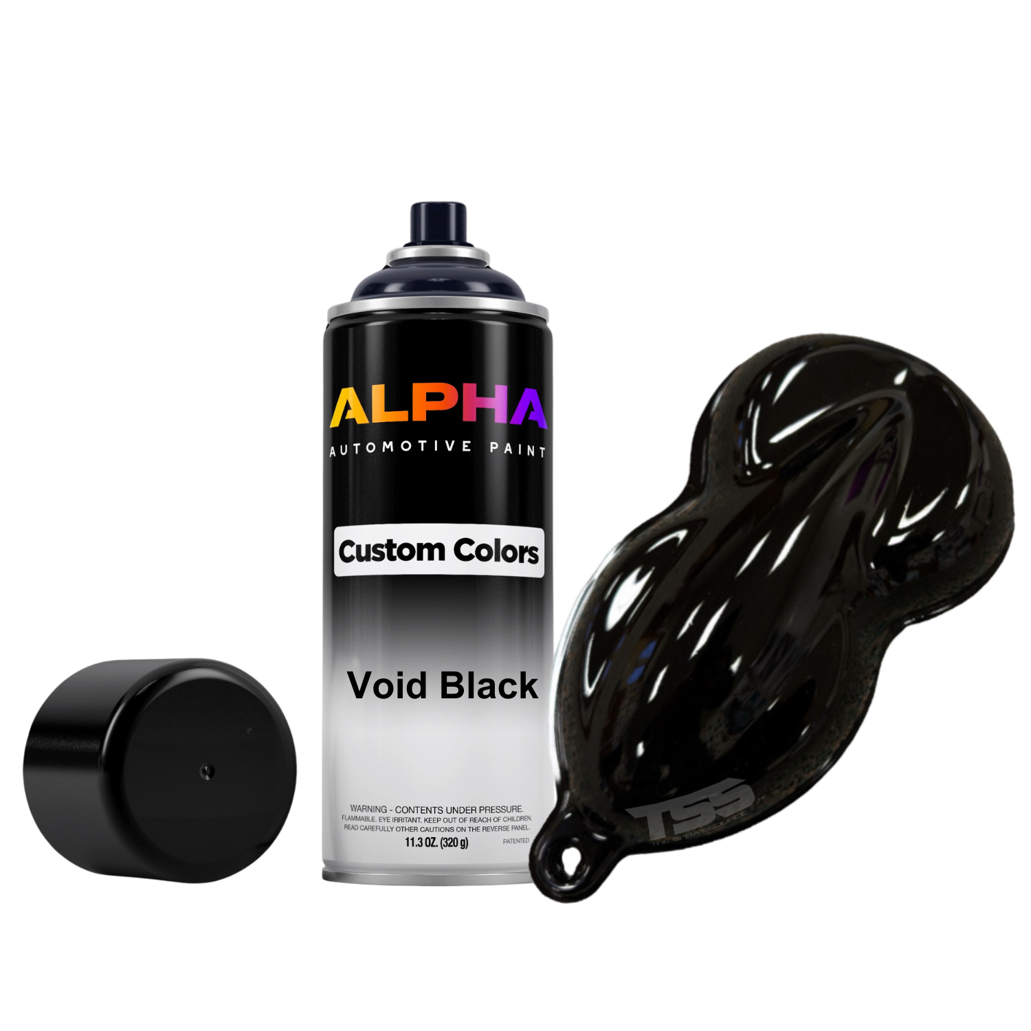 Void Black Spray Can | Custom Paint Automotive Autoflex – TSS Professionals